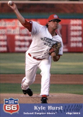 Kyle Hurst 2011 Grandstand Inland Empire 66ers RC Card *AutographDen ...
