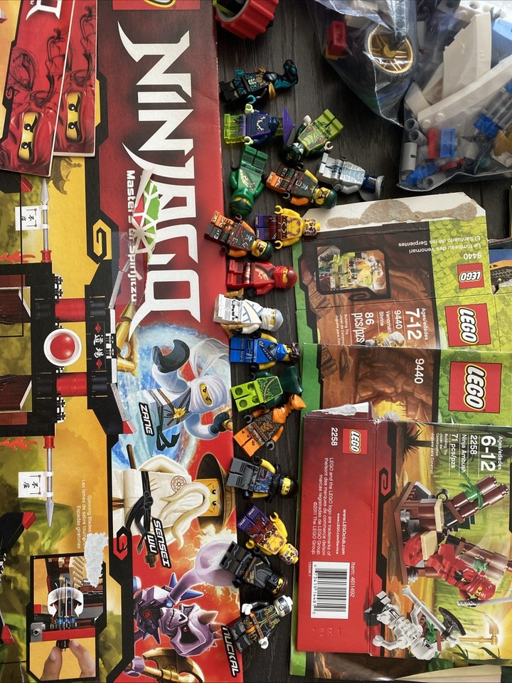 Huge Lego Ninjago 10+ Sets (incomplete) Lot + Boxes Instructions ...