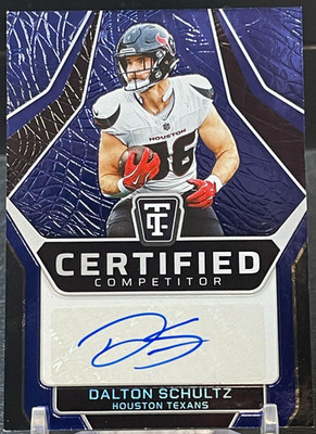 2024 TOTALLY CERTIFIED DALTON SCHULTZ BLUE PARALLEL AUTO AUTOGRAPH #D ...