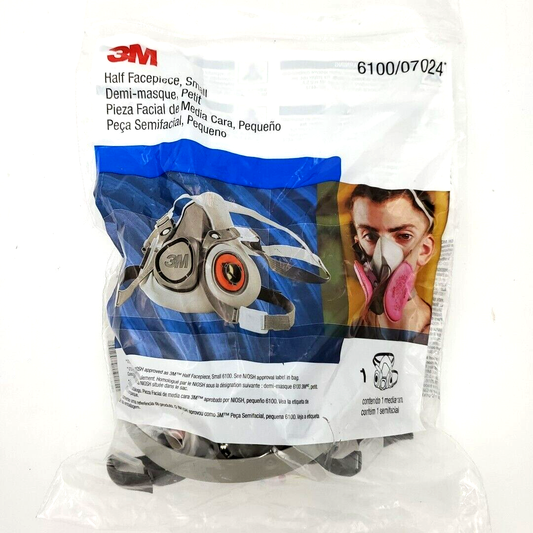 3M 6100 Small Respirator Reusable Half Face Mask for sale online | eBay