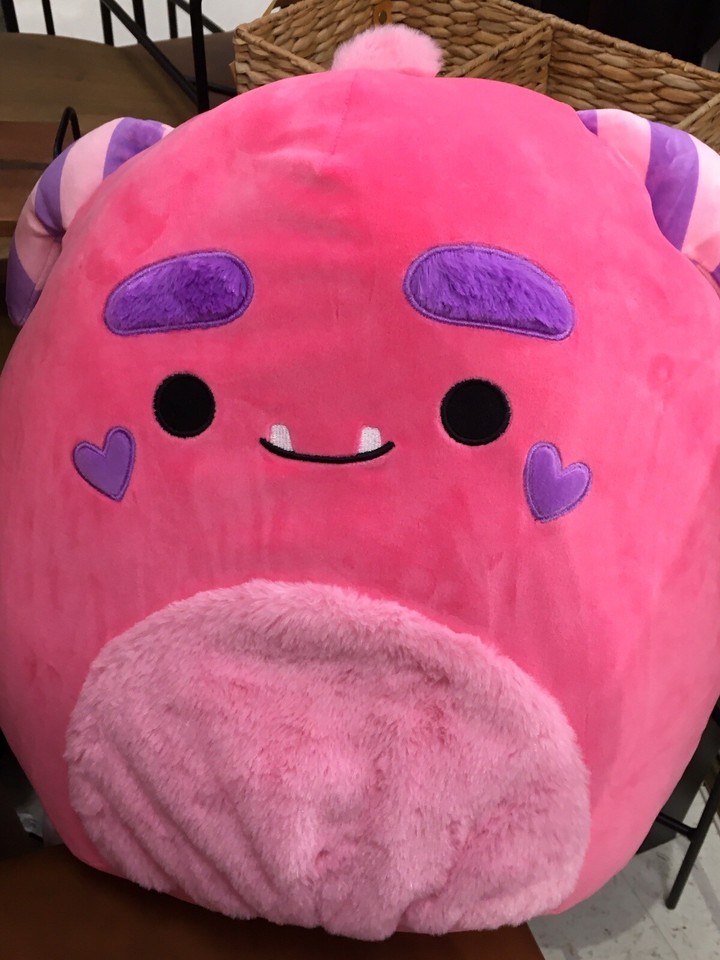 Squishmallows MONT the Monster 16” Valentine Day 2024 Plush NWT | eBay