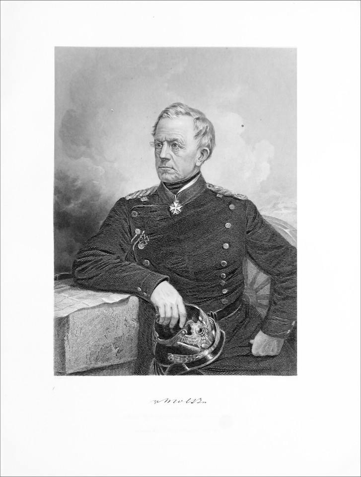 Portrait of the German GENERAL von MOLTKE (Bismarck 1870/1871 ...