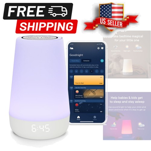 Hatch Rest 2nd Gen Baby Sound Machine & Night Light - Sleep Trainer ...
