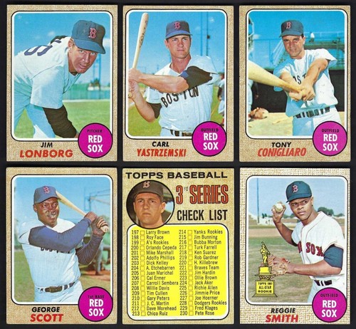 1968 Topps Boston Red Sox Team Set (32) | eBay