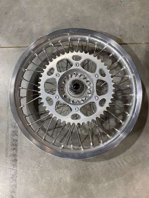 2024 21"/18" OEM Gas Gas Complete Wheels | Silver | Genuine OEM