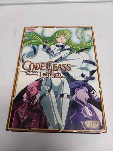 Code Geass: Lelouch of the Rebellion DVD Box Set Part 1 Volume1&2 Very ...
