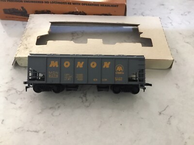 HO TYCO MANTUA OPERATING COVERED HOPPER TRAIN CAR MONON CEMENT | eBay