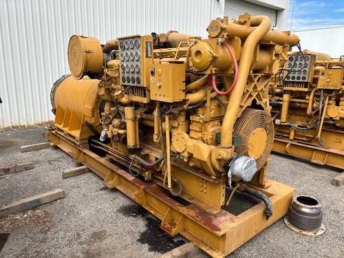 11kV CAT CATERPILLAR 3512 Diesel Generator Gen Set Electric Power ...