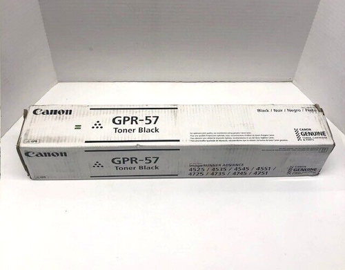 Genuine Canon GPR-57 ImageRunner Advance 4525, 4535, 4545, 4551 Black ...