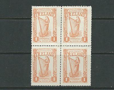 IRELAND POLITICAL 1912 IRELAND forerunner (1p IMPERIAL UNION) VF blk/4 ...