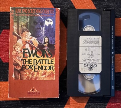 EWOKS: THE BATTLE FOR ENDOR VHS Lucasfilm Star Wars RARE Screener Video ...