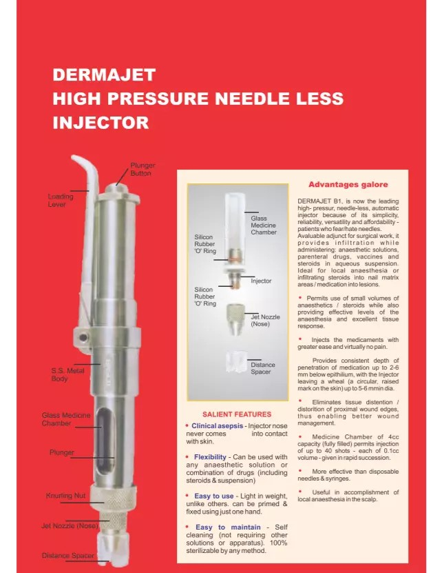 Needleless Injector Dermajet High Pressure for Versatile Application ...