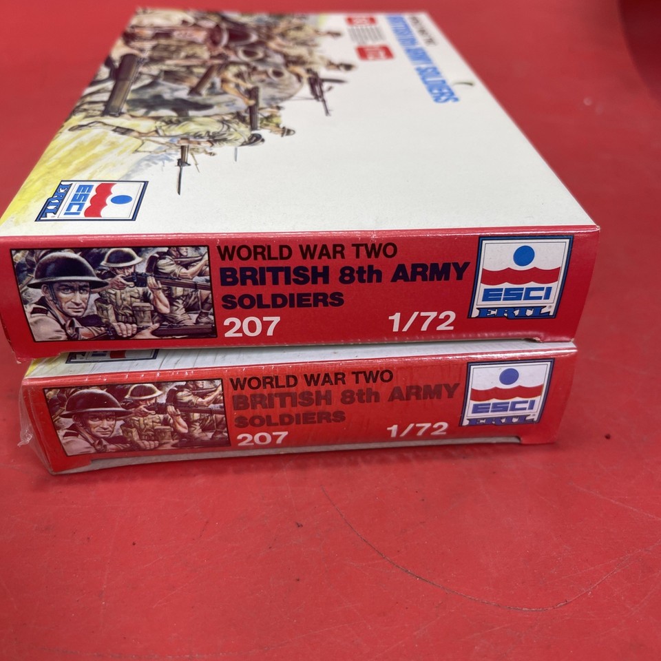 ESCI MODELS 207. BRITISH 8TH ARMY SOLDIERS.1:72 SCALE.LOT 2 | eBay