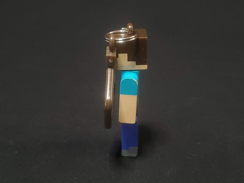 Steve - Mojang Minecraft 3" Backpack Hanger Keychain Toy Figure | eBay