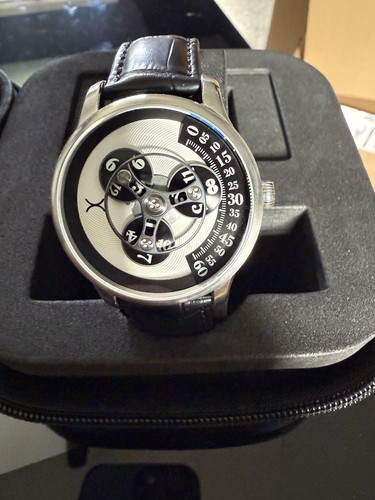 Xeric Triptych Automatic Wandering Hour Panda Watch - Unworn | eBay
