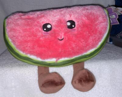Cuddle Crew Watermelon Slice 10" Plush NWT | eBay