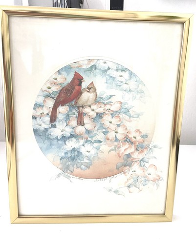 VTG John Cheng “Spring Cardinal” Limited Edition Print. Signed and ...