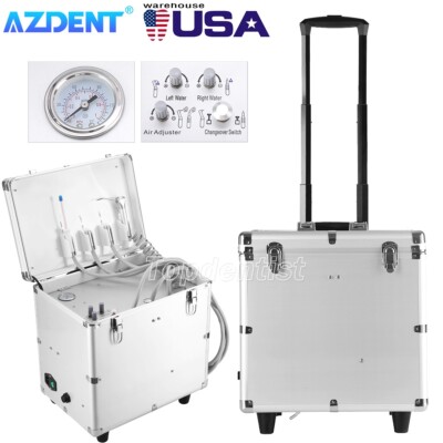 Dental Delivery Unit +Air Compressor+Suction Triplex Syringe with ...
