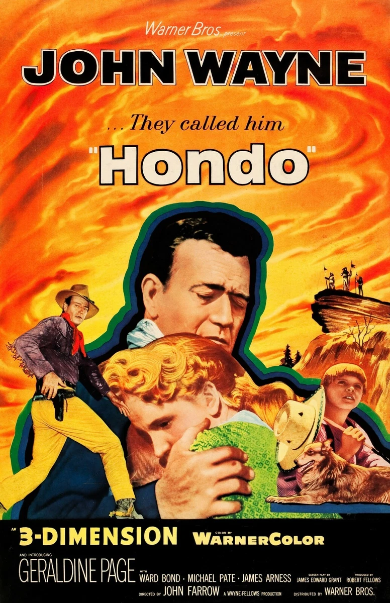 John Wayne Hondo Poster