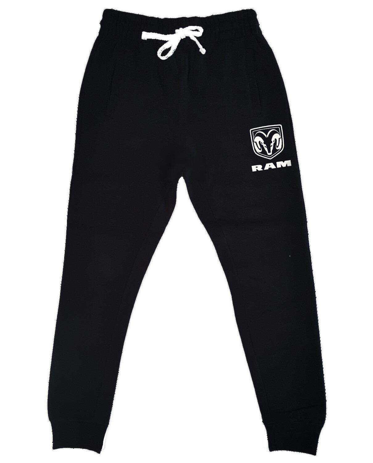 Men's Ram Logo Black Jogger pants sweatpants Fitted Dodge Racing ...