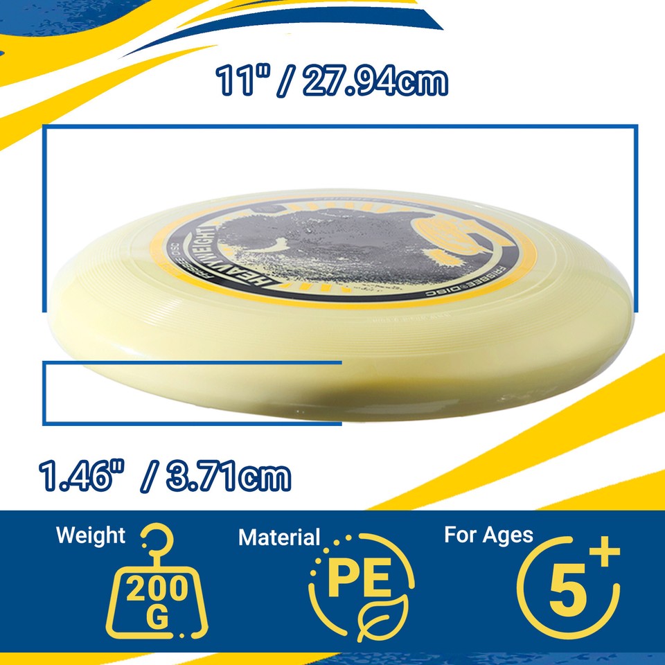 Wham-O Frisbee Heavyweight 200g for Outdoor Activities Stable Flying ...