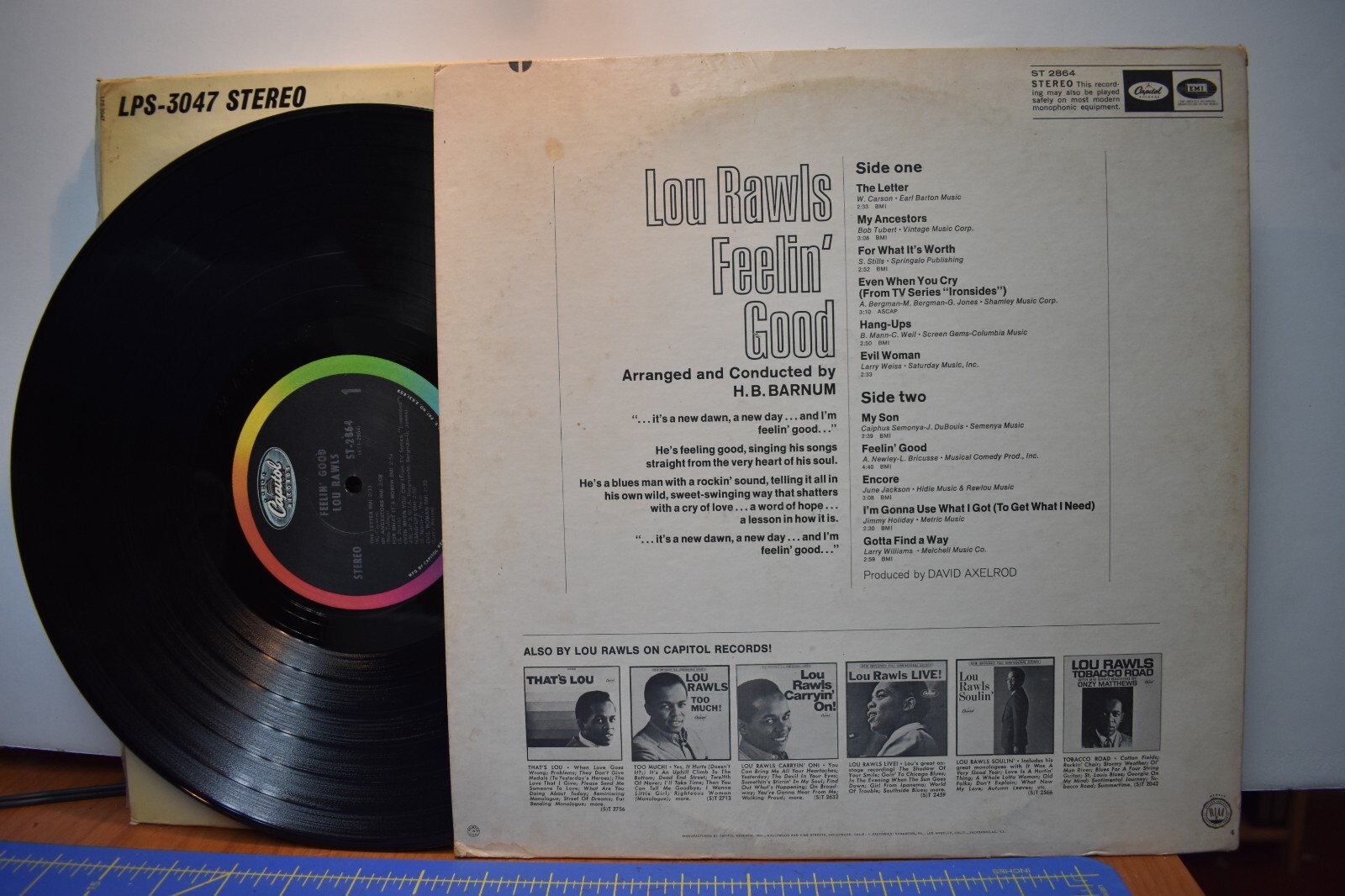 Lou Rawls Feelin’ Good LP ST 2864 Capitol Stereo | eBay