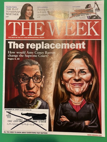 The Week Political Magazine October 23, 2020 RBG Replacement | eBay