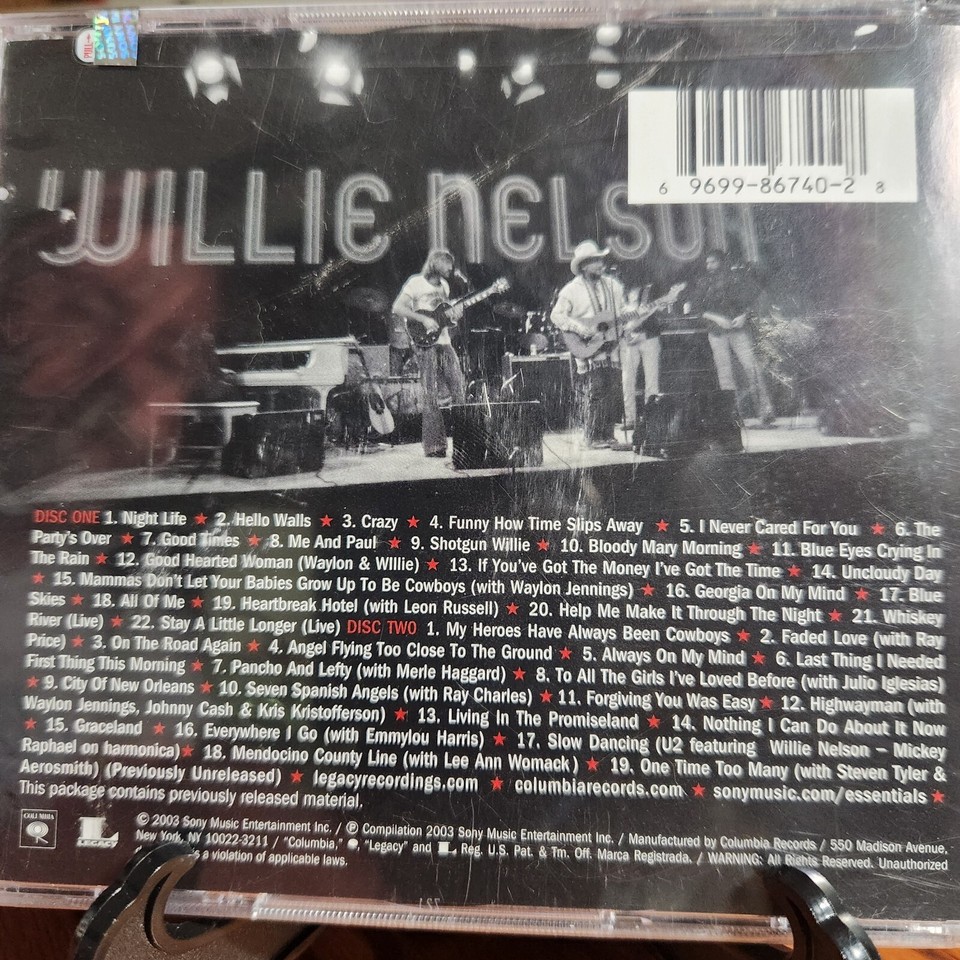 Willie Nelson : The Essential 2 Disc Set - Audio CD Aerosmith Song ...