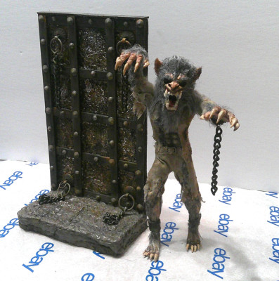 Dollhouse Miniatures OOAK Werewolf & Chain Wall Art | eBay