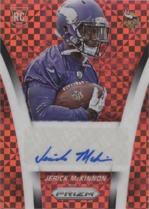 2014 Panini Prizm - Autographed Rookie Jerick McKinnon #AR-JK Red Power ...