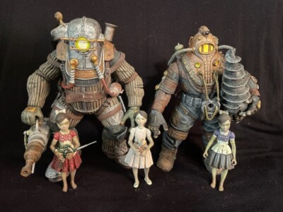 NECA Bioshock Figure Lot Rosie Subject Delta Little Sister Elizabeth | eBay