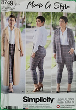 Mimi G Simplicity Sewing Pattern 8749 Women's Coat& Pants Size 20w-28w ...