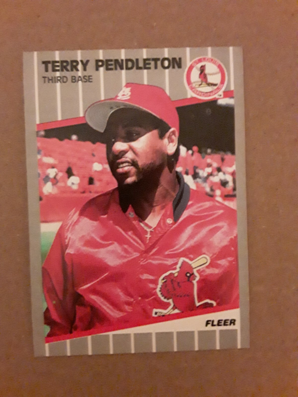 1989 Fleer Terry Pendleton baseball card #461. St.Louis Cardinals. | eBay