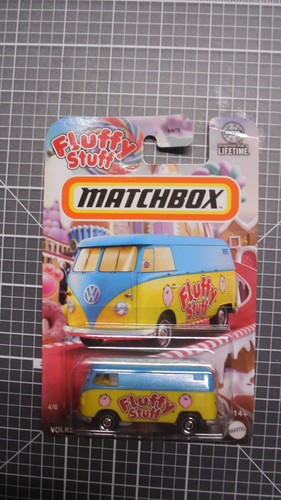 Matchbox Candy Series Fluffy Stuff Volkswagen Delivery Van 1:64 Scale ...