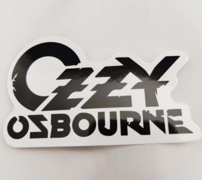 Ozzy Osbourne Waterproof Glossy Vinyl Sticker decal Logo 2.75"x1.5" | eBay