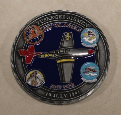 Tuskegee Airman 332nd Fighter Group Army Air Force Challenge Coin K | eBay