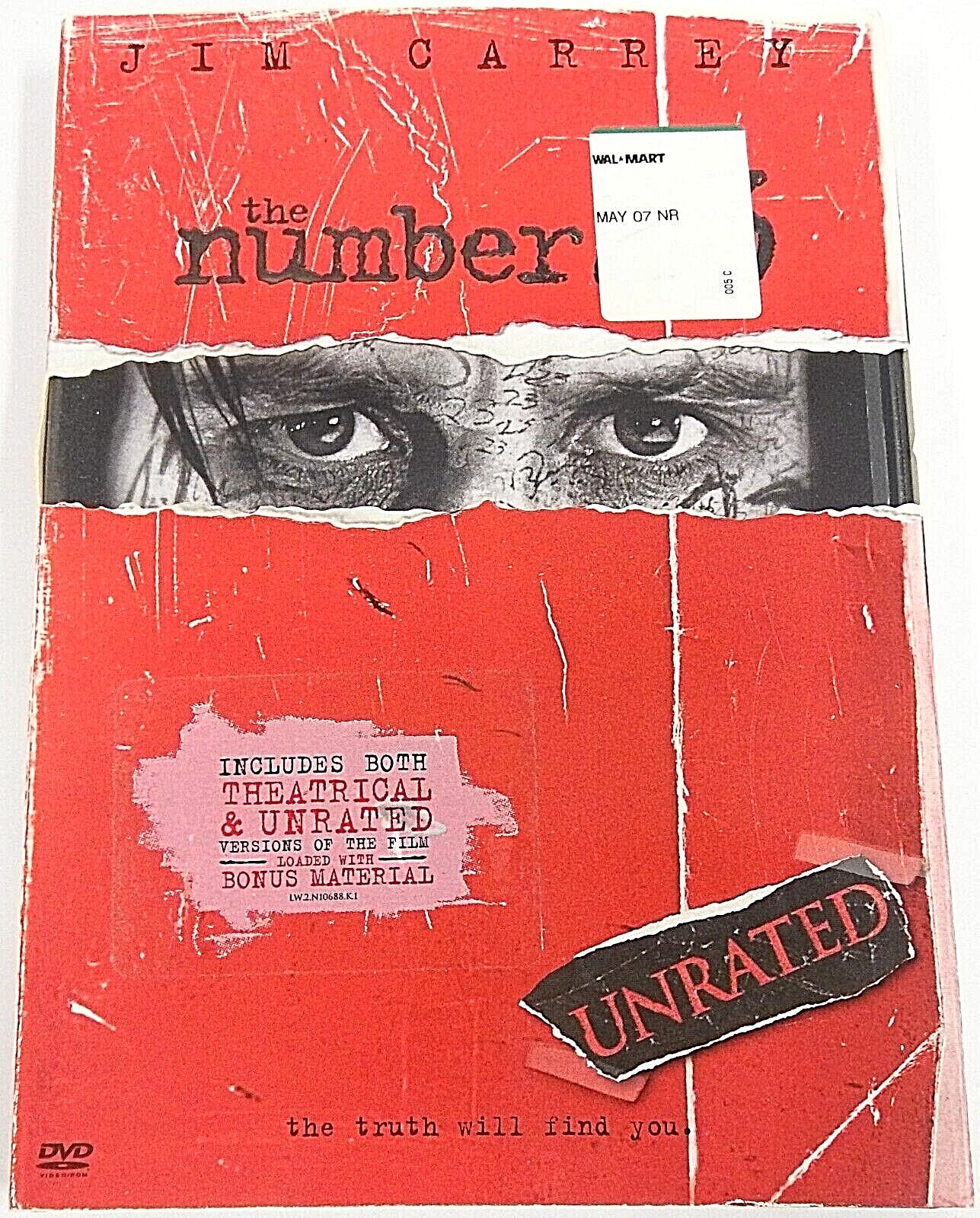 The Number 23 ( DVD - 2007 - Unrated / Not Rated ) Jim Carrey ...