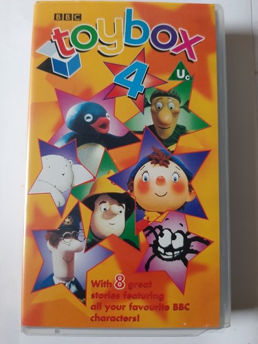 BBC TOYBOX 4 - VHS VIDEO - POSTMAN PAT + FIREMAN SAM + PINGU - TOY BOX ...