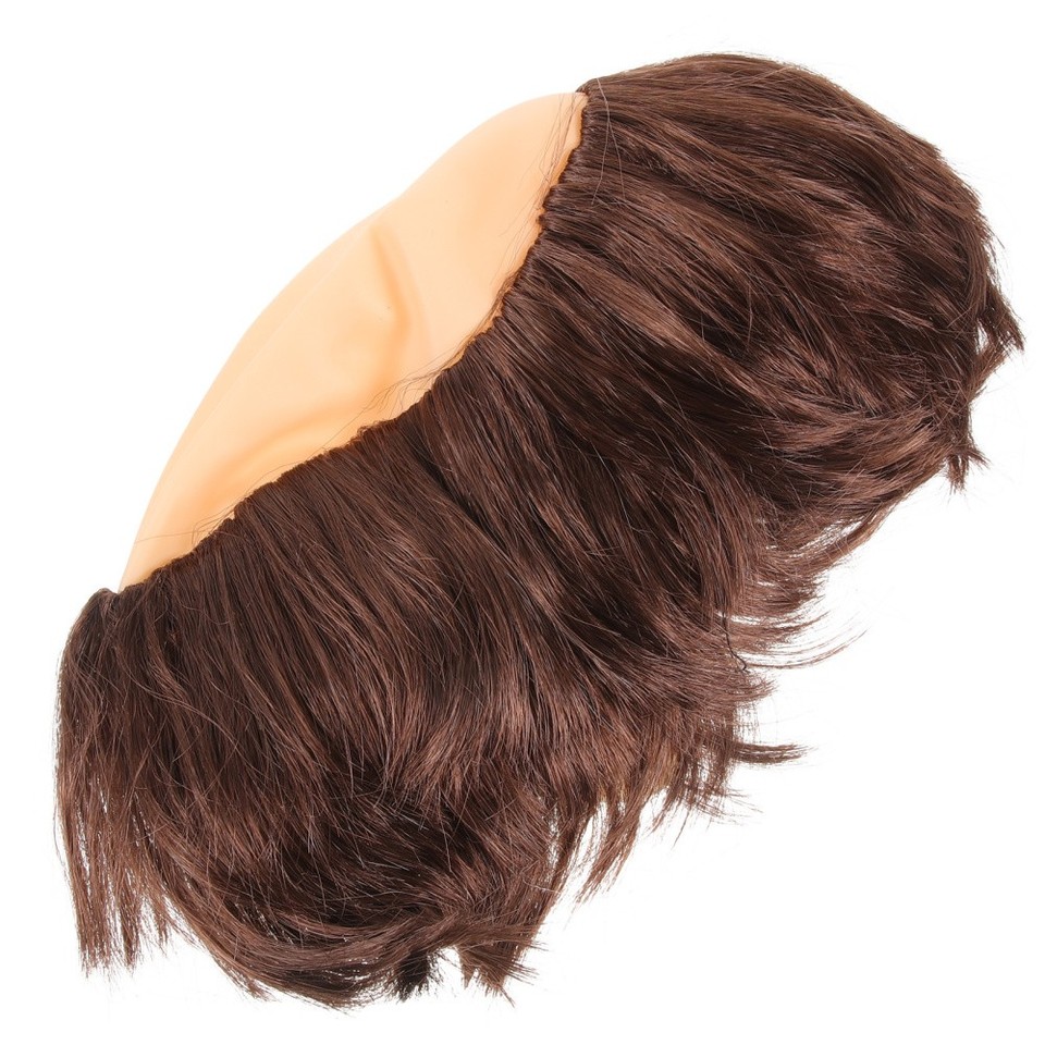 Monk Wig Bald Cap Prop Wig for Halloween Party Cosplay Adults | eBay