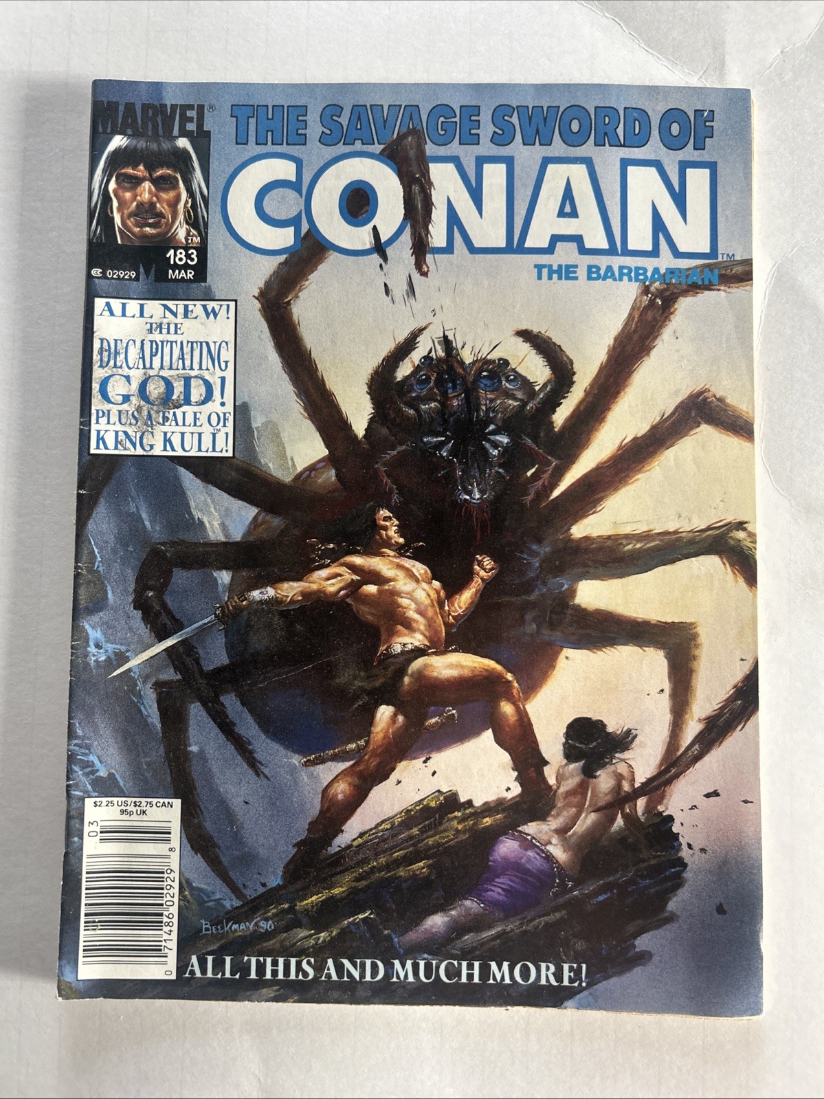 The Savage Sword of Conan #183 (Marvel Comics March 1991) | eBay