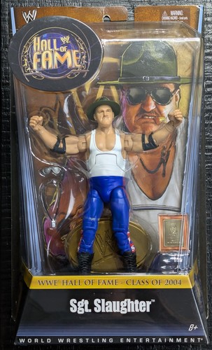 Mattel WWE Legends Sgt Slaughter Hall Of Fame Edition Action Figure | eBay