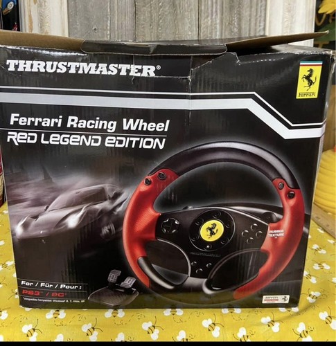 Thrustmaster Red Legend Edition Ferrari Racing Wheel for PS3 PC ...