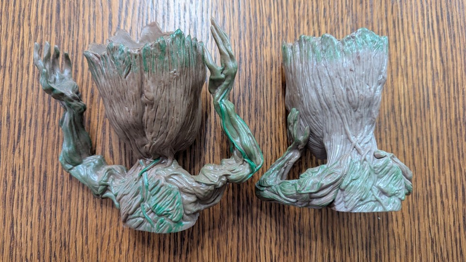 Baby Groot Tree Man Pan Pot Guardians of The Galaxy Action Figures ...