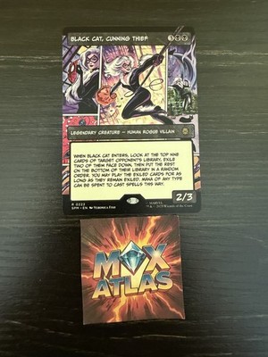 Black Cat, Cunning Thief (Borderless) R Marvel's Spider-Man 222 NM ...