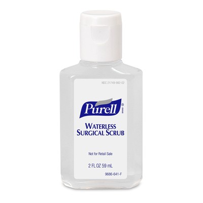 Waterless Surgical Scrub Purell 2 oz. Bottle 70% Strength Ethyl Alcohol ...