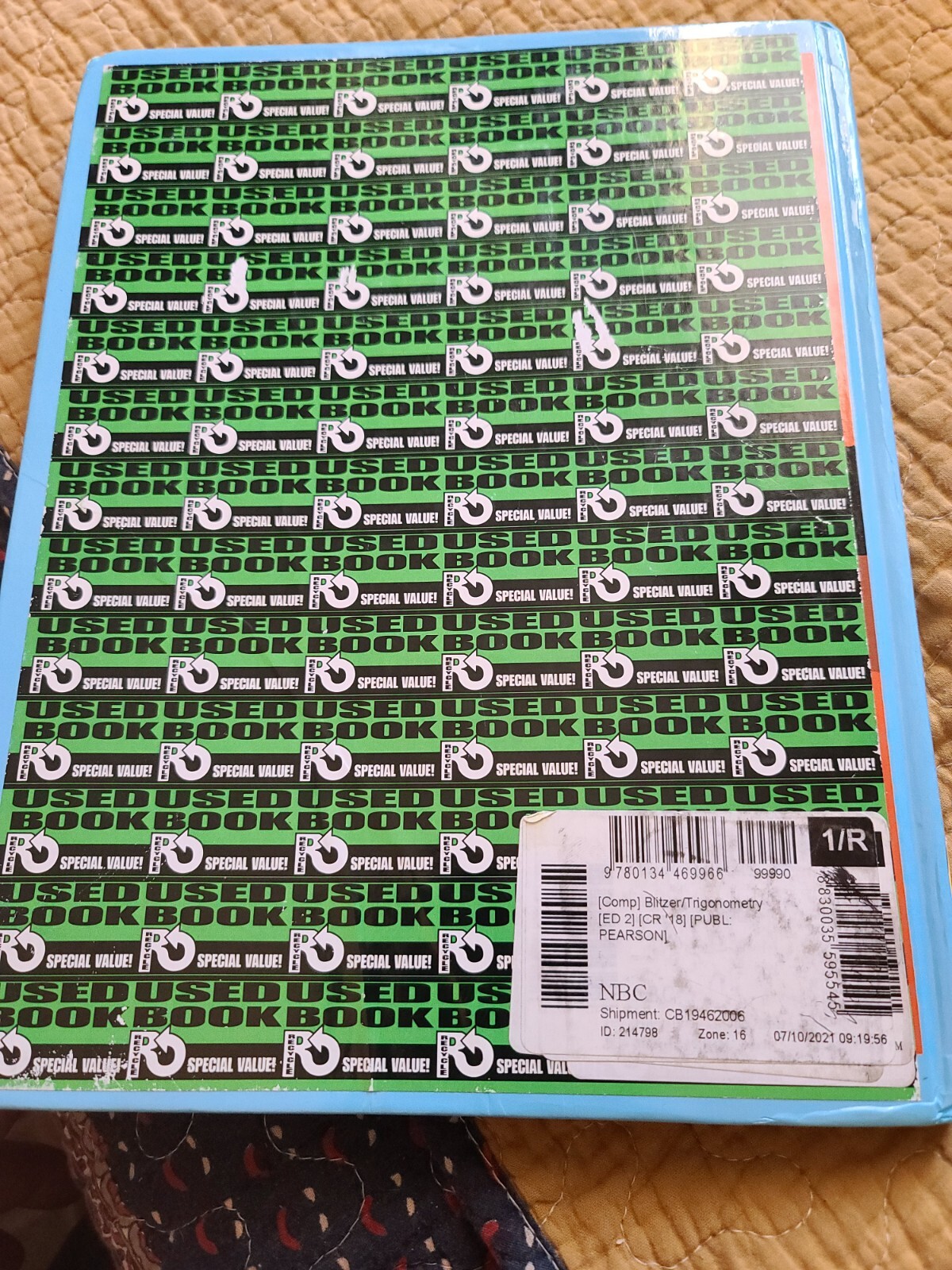 Trigonometry (2nd Edition) - Hardcover By Blitzer, Robert F ...