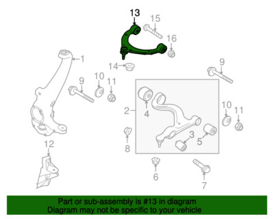 AFT. 97034105110 Porsche Panamera Front UPPER Control Arm Ball Joints ...