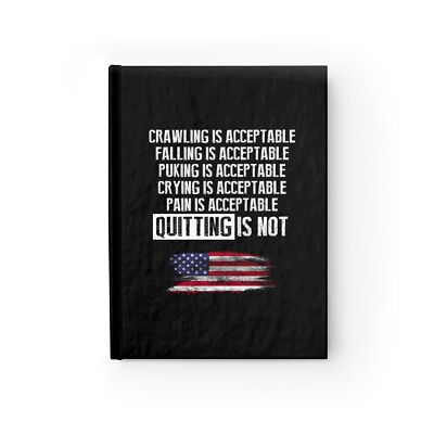 Quitting is Not Acceptable Journal - Ruled Line | eBay