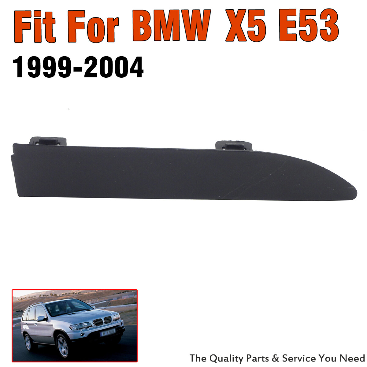 Front Bumper Tow Eye Hook Cover Cap Left 51118250413 for BMW X5 E53 ...