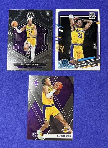 Maxwell Lewis Rookie Card Lot (3) Los Angeles Lakers | eBay